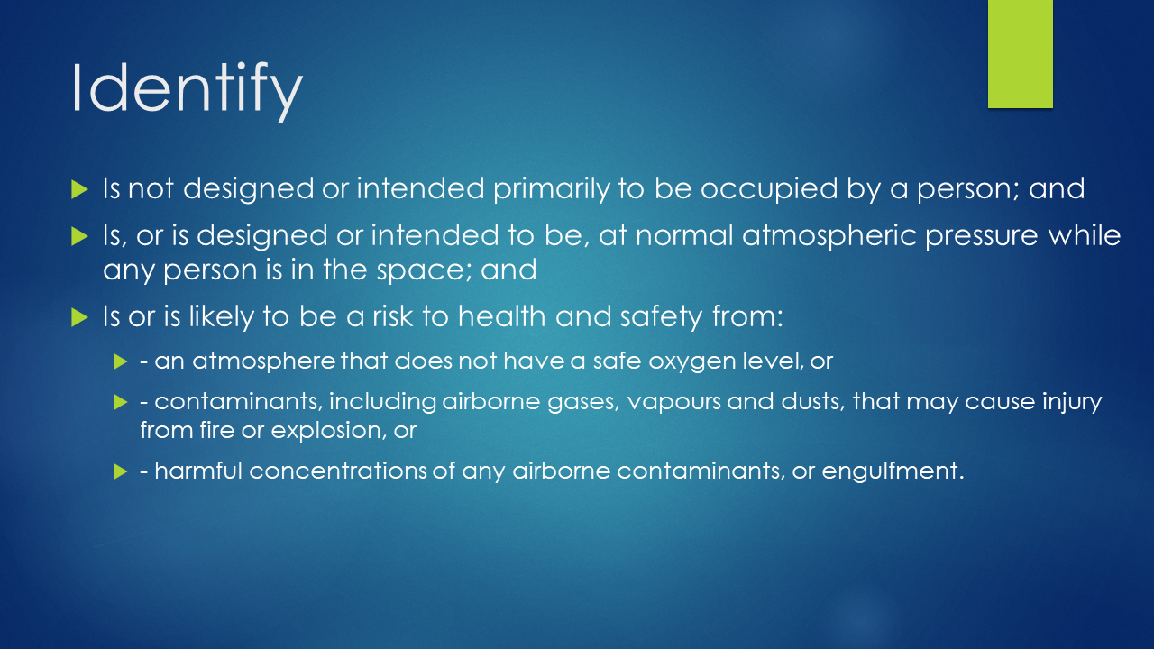 Confined Spaces in Your Workplace - The 5 Minute Safety Series