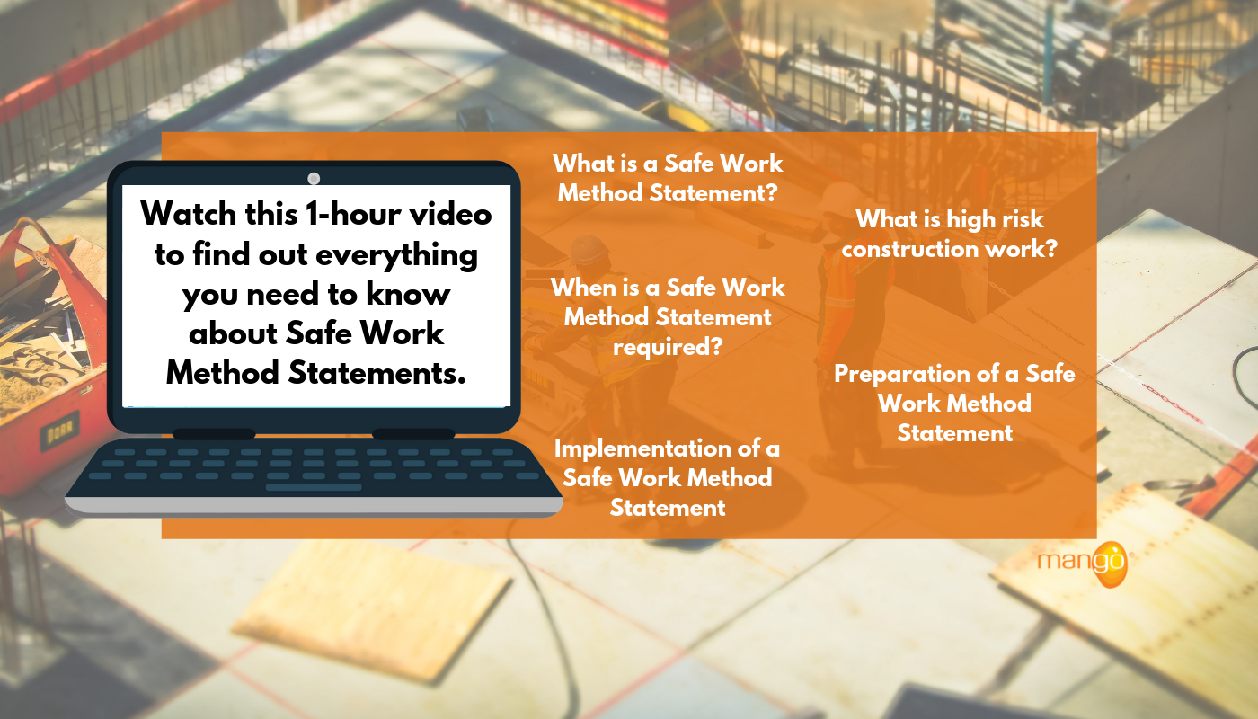 On-Demand Video - How to Use Safe Work Method Statements